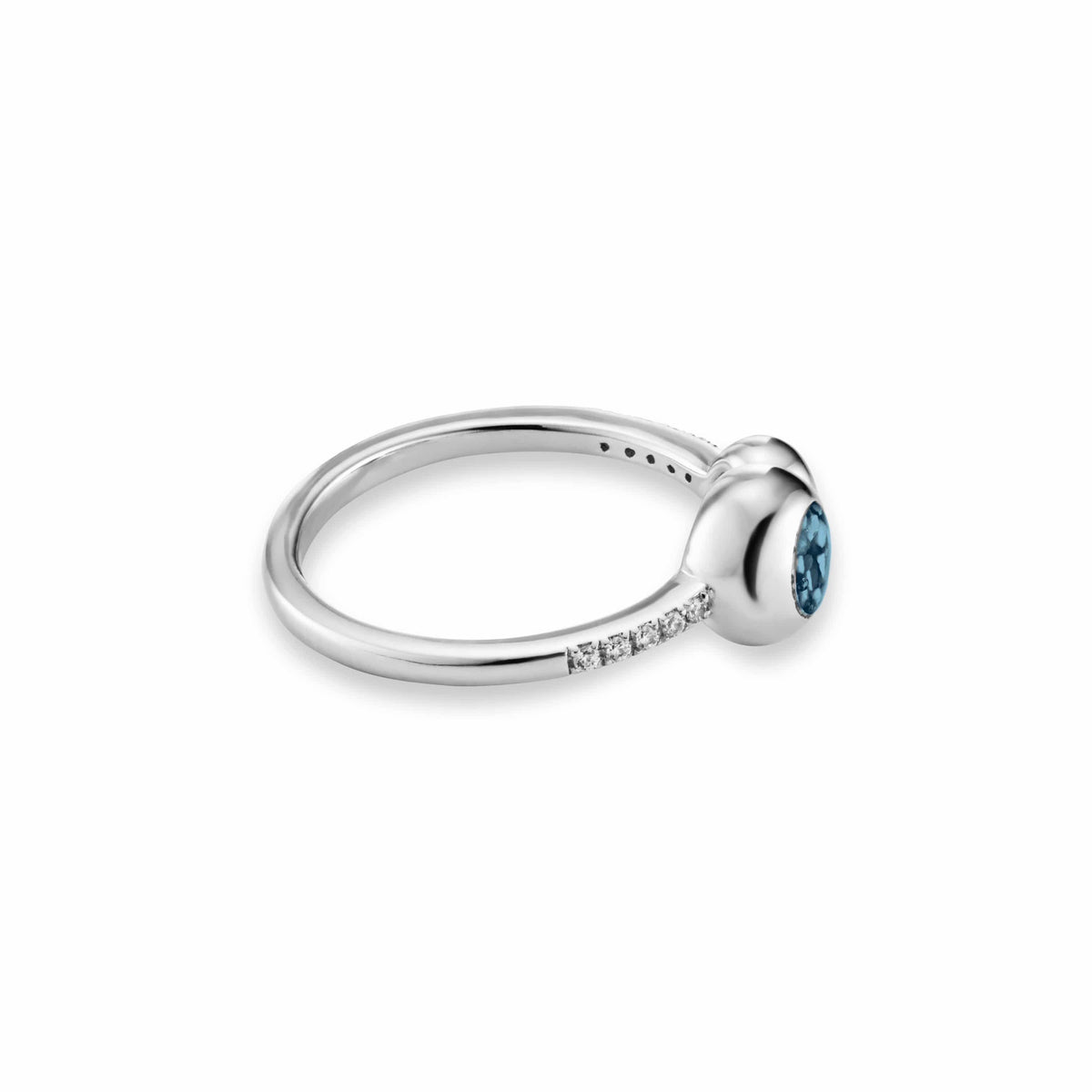 EverWith Ladies Rondure Array and Sphere Memorial Ashes Ring – EverWith ...